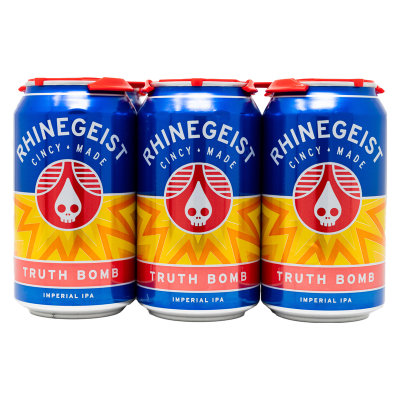 Rhinegeist Truth Bomb Imperial IPA 6pk 12oz Cans 9.5% ABV - Delivered ...