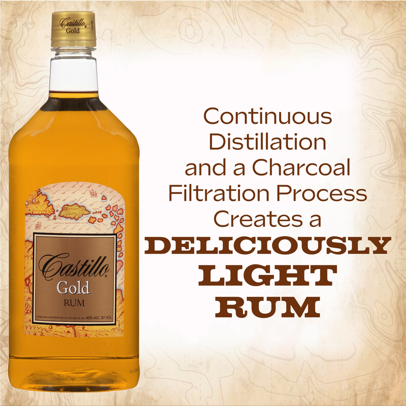 Castillo Gold Rum Liquor 1.75L (80 proof) - Delivered In As Fast As 15 ...