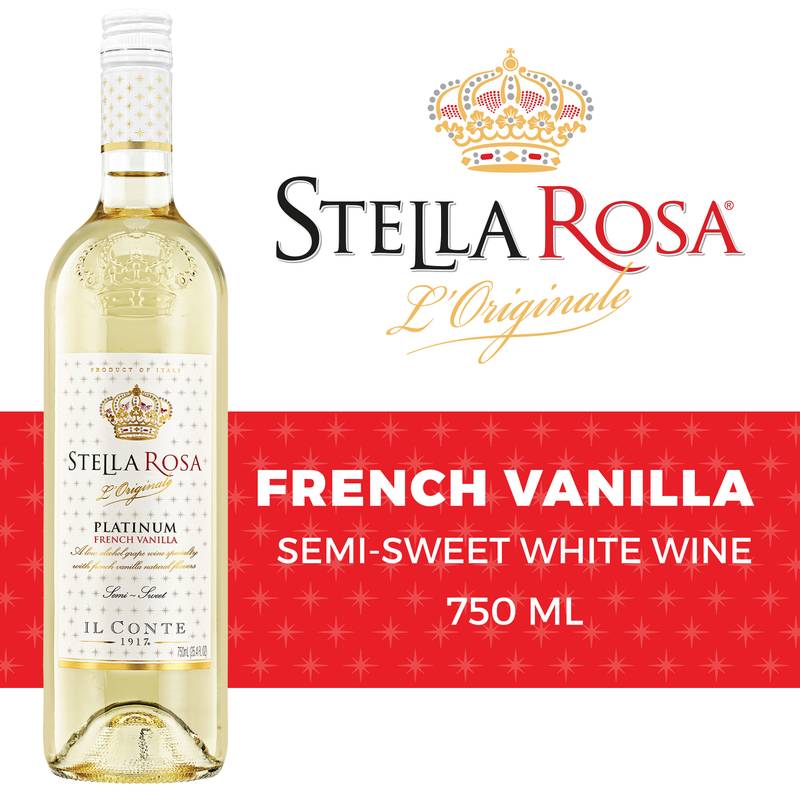 Stella Rosa Platinum French Vanilla Wine 750ml - Delivered In As Fast ...