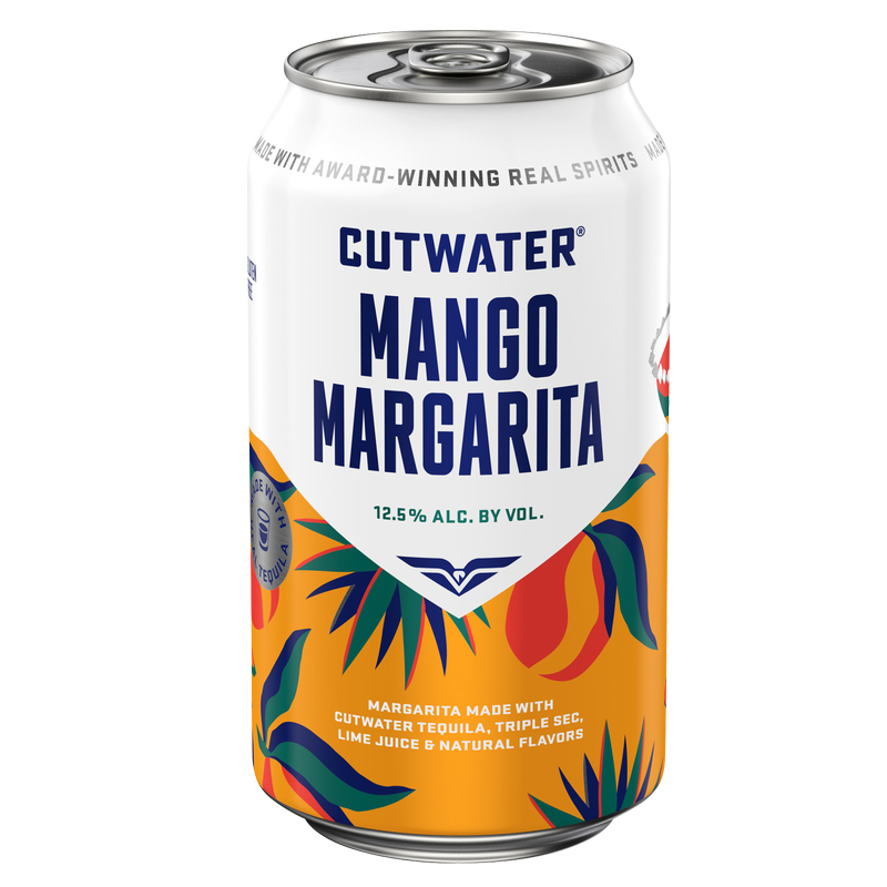 Cutwater Tequila Mango Margarita 4pk 12oz Cans 12.5% ABV : Alcohol fast ...