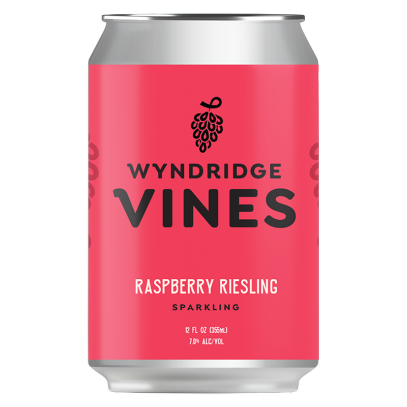 Wyndridge Vines Raspberry Riesling 4pk 12oz Can 7.0% ABV - Delivered In ...