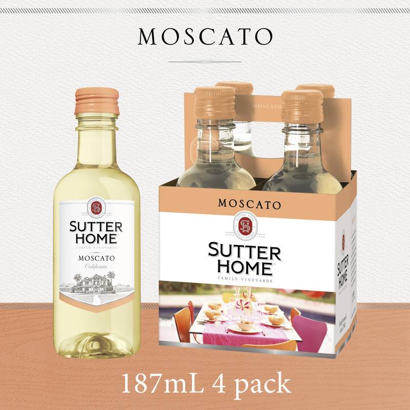 Sutter Home Moscato 4pk 187ml - Delivered In As Fast As 15 Minutes | Gopuff