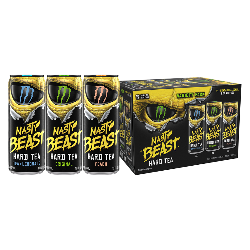 The Nasty Beast Variety Pack 12pk 12oz Can 6.0% ABV : Alcohol fast ...
