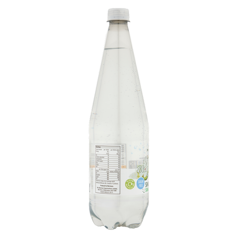 Morrisons Apple & Elderflower Sparkling Water Sugar Free, 1L : Drinks ...