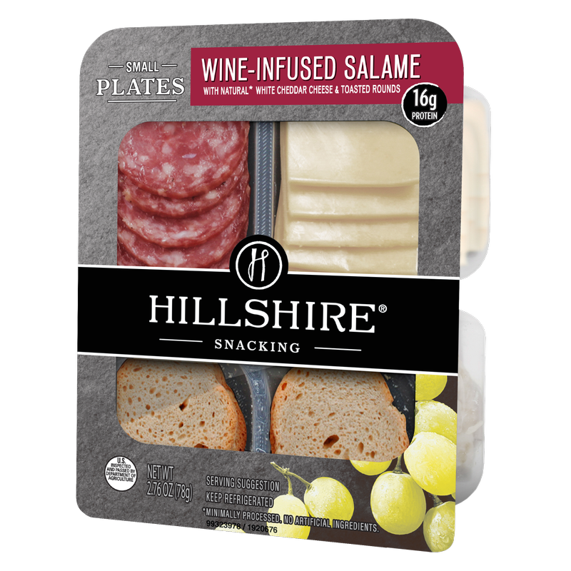 Hillshire Snacking Protein Small Plates Wine-Infused Salame & White ...