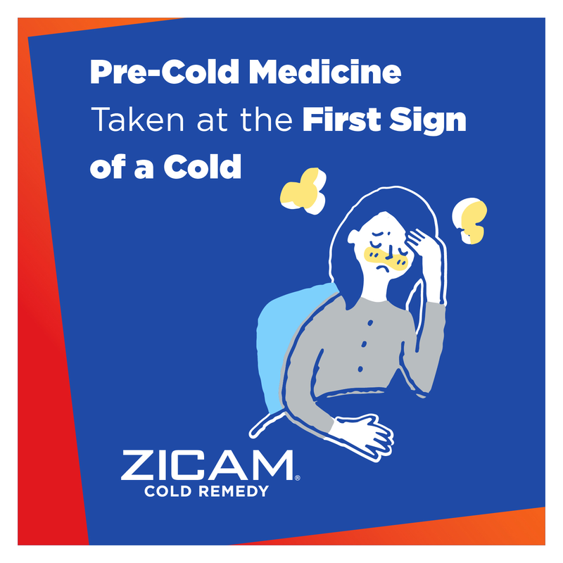 Zicam Zinc Cold Remedy RapidMelts Quick-Dissolve Tablets Citrus Flavor ...