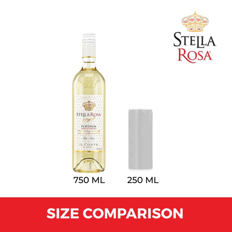 Stella Rosa Platinum French Vanilla Wine 750ml - Delivered In As Fast ...