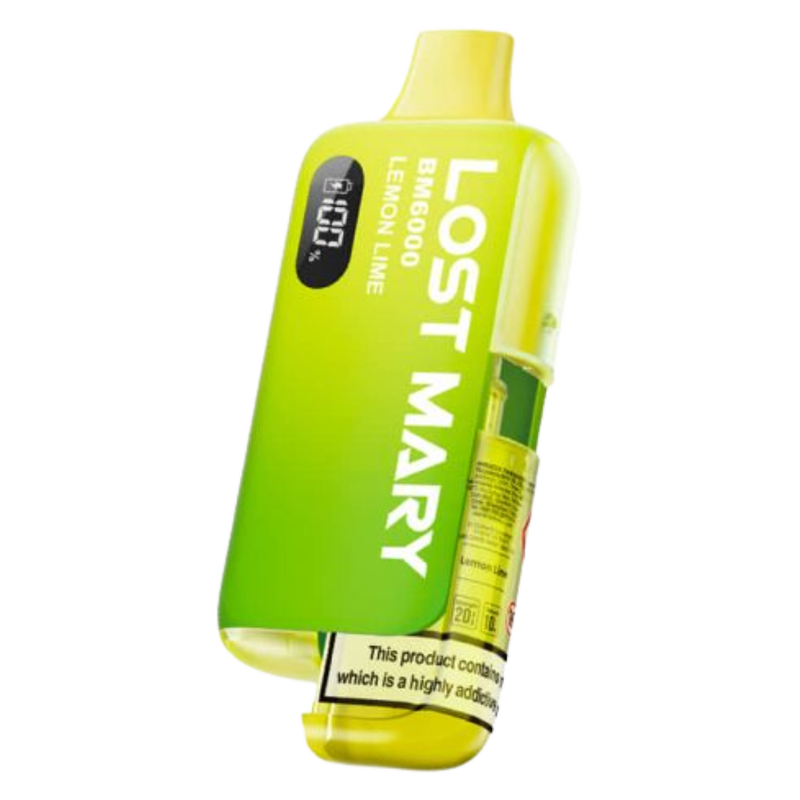Lost Mary BM6000 Refillable Kit Strawberry Kiwi 20mg/ml, 1pcs : fast delivery by App or Online