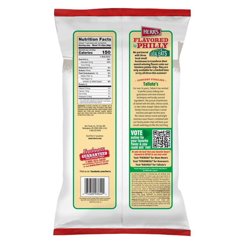 Herr's Ravioli Ripple Chip, 7.4oz - Delivered In As Fast As 15 Minutes ...