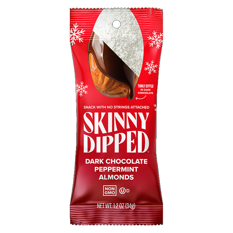 SkinnyDipped Dark Chocolate Peppermint Almonds - Delivered In As Fast ...