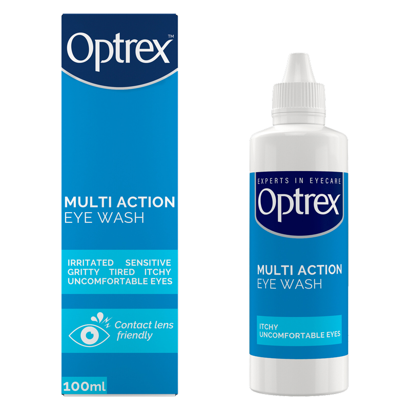 Optrex Multi Action Eye Wash, 100ml : Health fast delivery by App or Online