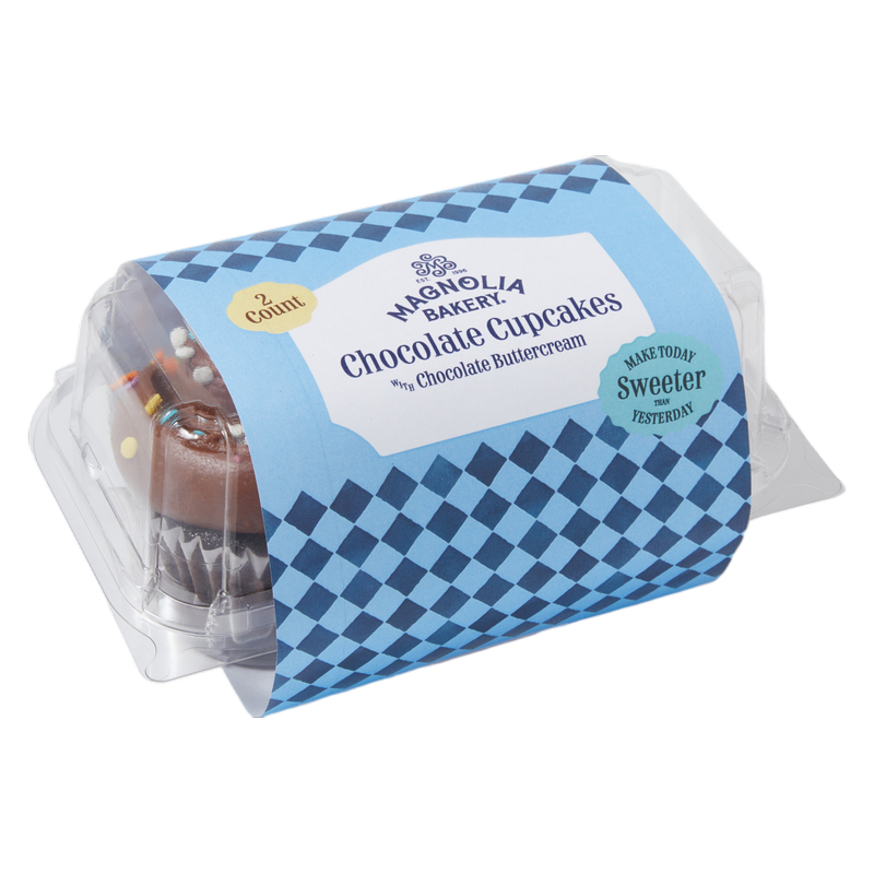 Magnolia Bakery Chocolate Cupcakes with Chocolate Buttercream- 2ct ...