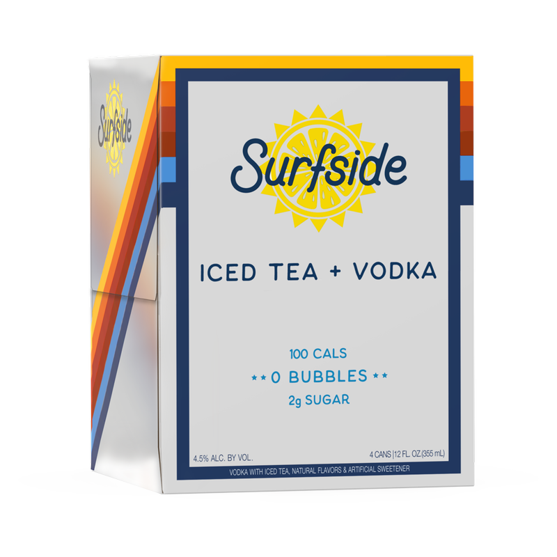 Surfside Iced Tea + Vodka 4pk 12oz Can 4.5% ABV - Delivered In As Fast ...