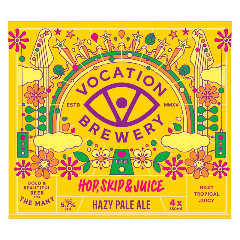 Vocation Hop, Skip & Juice Hazy Pale Ale, 4 x 330ml : Alcohol fast ...