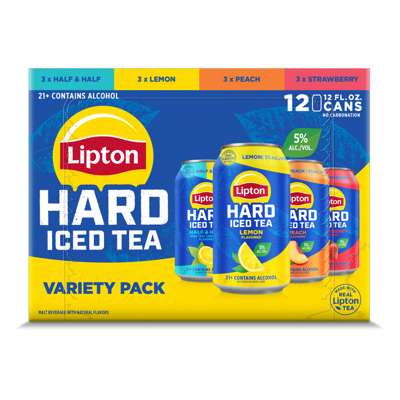 Lipton Hard Iced Tea Variety Pack 12pk 12oz Can 5% ABV - Delivered In ...