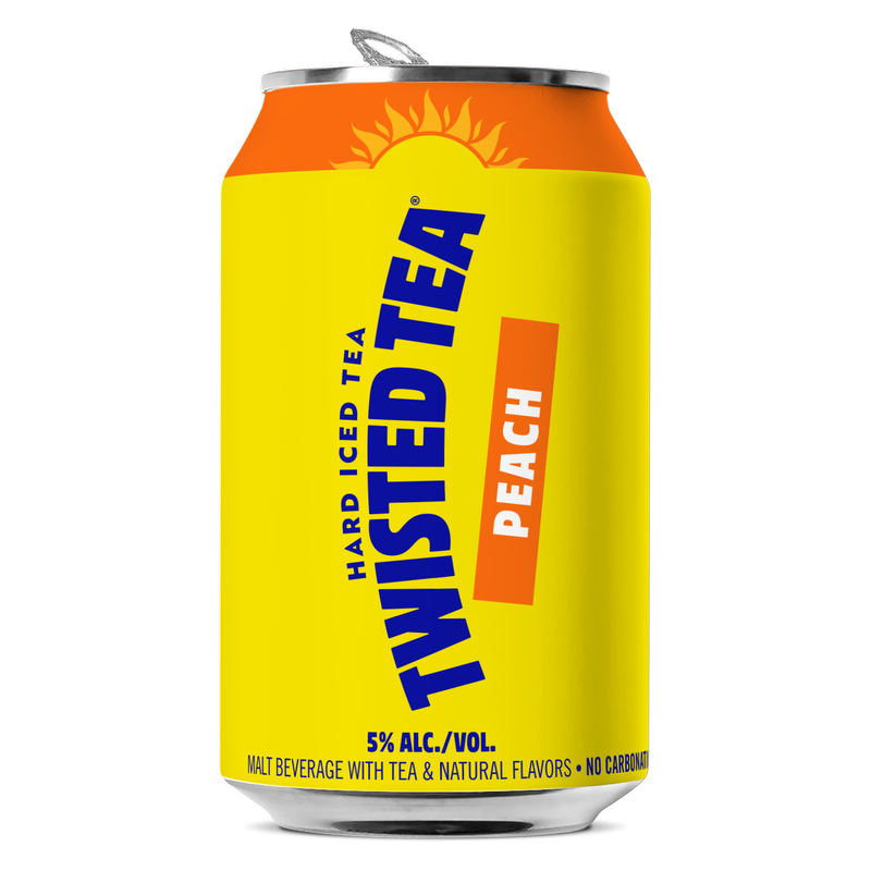 Twisted Tea Peach Single 12oz Can 5% ABV - Delivered In As Fast As 15 ...