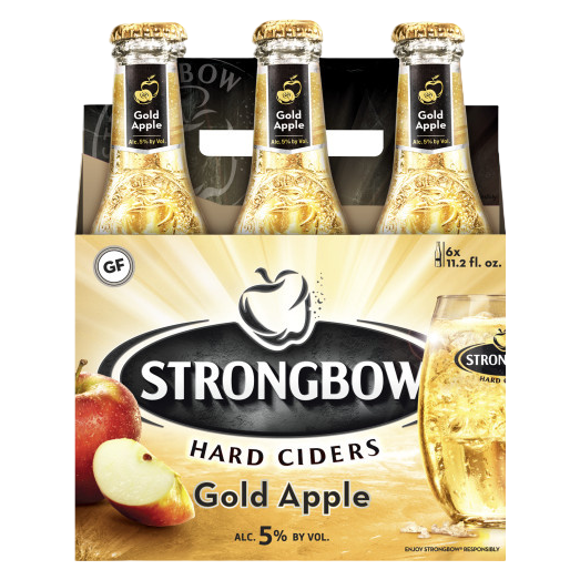 Strongbow Gold Apple 6pk 12oz Btl 5.0% ABV - Delivered In As Fast As 15 ...