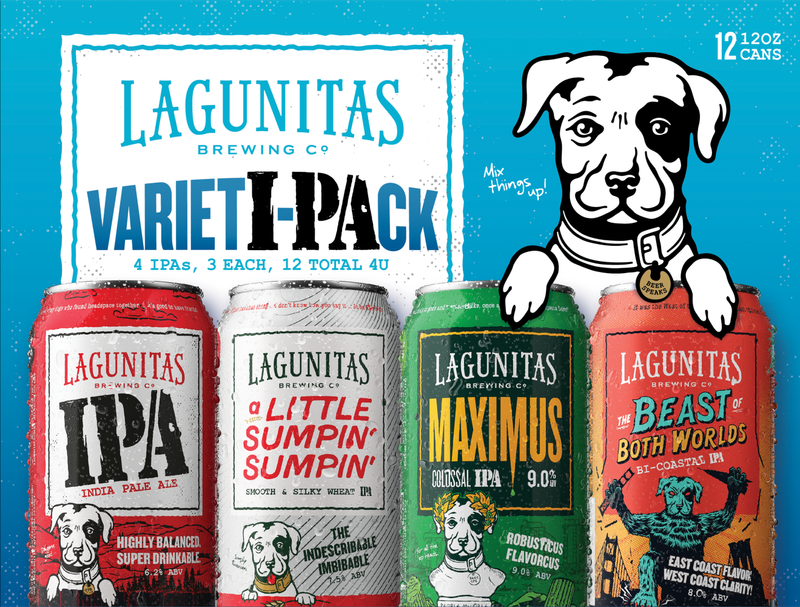 Lagunitas Variety Pack, 12 Pack, 12 fl. oz. Cans - Delivered In As Fast ...