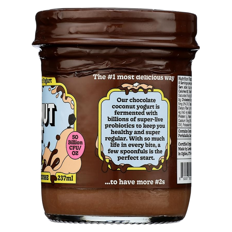The Coconut Cult Chocolate Mousse Probiotic Yogurt - 8oz - Delivered In ...