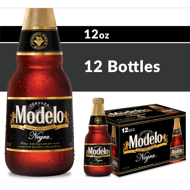 Modelo Negra 12pk 12oz Btl 5.4% ABV - Delivered In As Fast As 15 ...