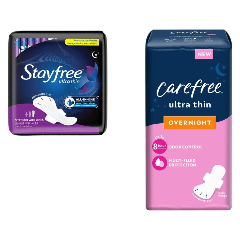 Stayfree Ultra Thin Overnight Pads Regular with Wings Pack of 40ct ...