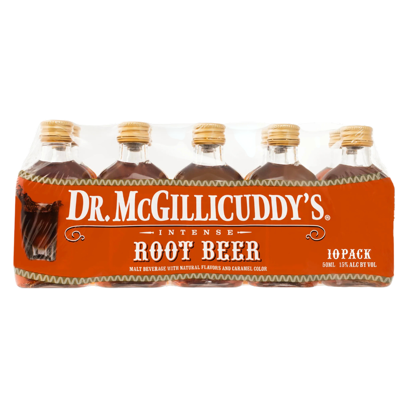 Dr McGillicuddys Root Beer 10pk 50ml 15% ABV - Delivered In As Fast As ...