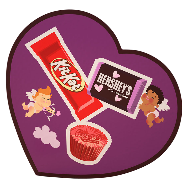 HERSHEY’S, KIT KAT®, REESE’S Assortment Heart Box, 6.4oz - Delivered In ...
