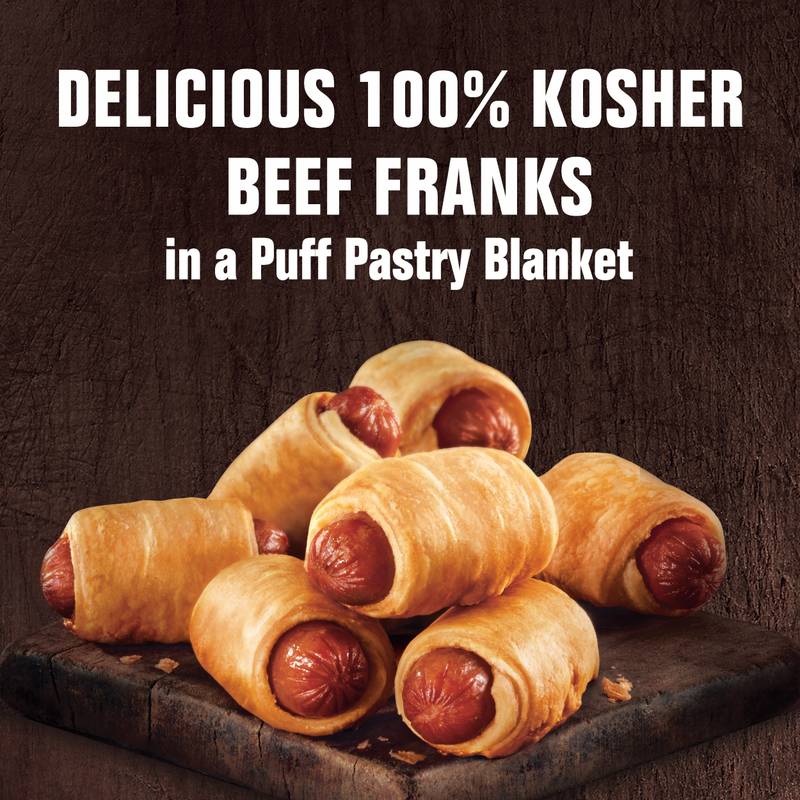 Hebrew National Frozen Beef Franks in a Blanket, 18.4oz - Delivered In ...