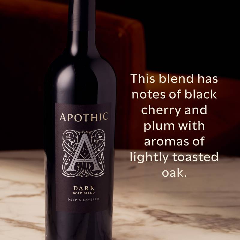 Apothic Dark Red Blend 750ml - Delivered In As Fast As 15 Minutes | Gopuff