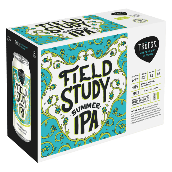 Troegs Hop Cycle Field Study IPA 12pk 12oz Can 6.2% ABV - Delivered In ...