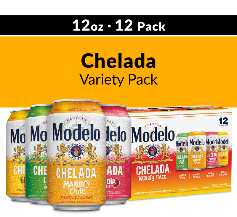 Modelo Chelada Variety 12pk 12oz Can 3.5% ABV - Delivered In As Fast As ...