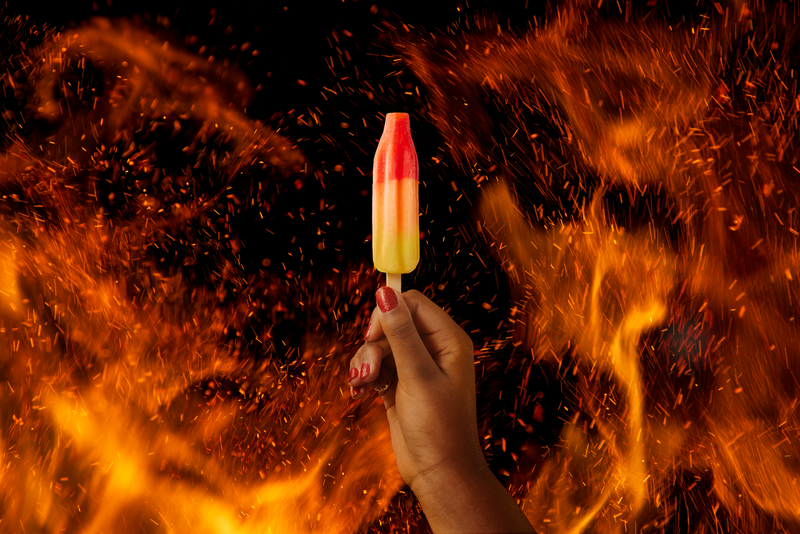 Bomb Pop Extremes Fire Cherry Ice Pops 12ct - Delivered In As Fast As ...