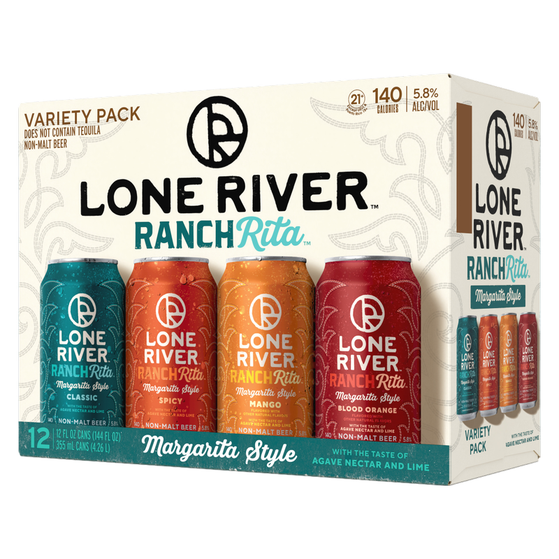 Lone River Ranch Rita Variety 12pk 12oz Can 5.8% ABV - Delivered In As ...
