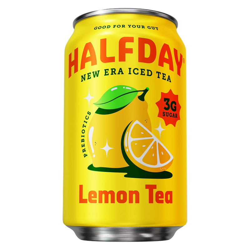 Halfday Lemon Prebiotic Iced Tea 3pk 12oz Can - Delivered In As Fast As ...