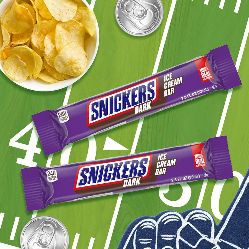 SNICKERS Dark Chocolate Ice Cream Bars, 6ct - Delivered In As Fast As ...