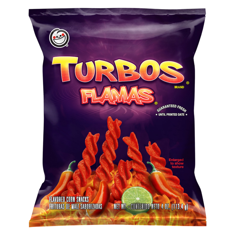 Sabritas Flavored Corn Snacks Turbos Flamas 4 Oz - Delivered In As Fast ...