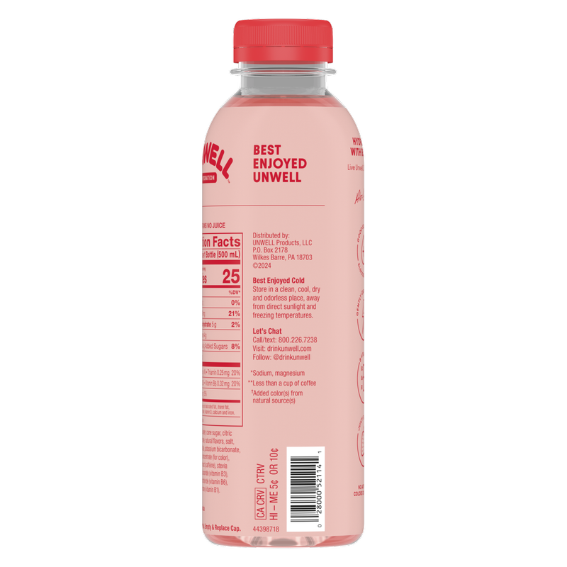 Unwell Strawberry Hydration Drink 16.9oz Btl - Delivered In As Fast As ...