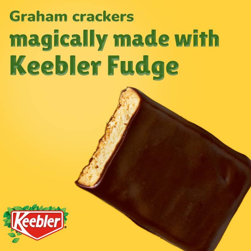 Keebler Fudge Grahams, Fudge Covered Graham Crackers, 12.5 oz ...