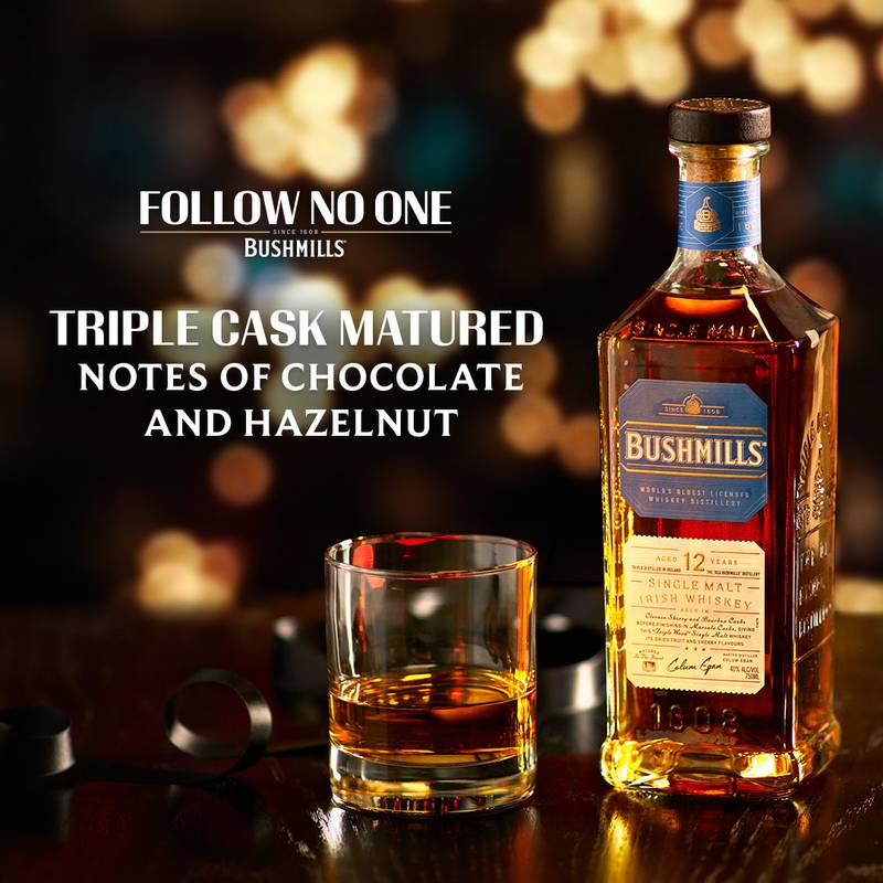 Bushmills 12 Year Irish Whiskey 750ml (80 Proof) - Delivered In As Fast ...