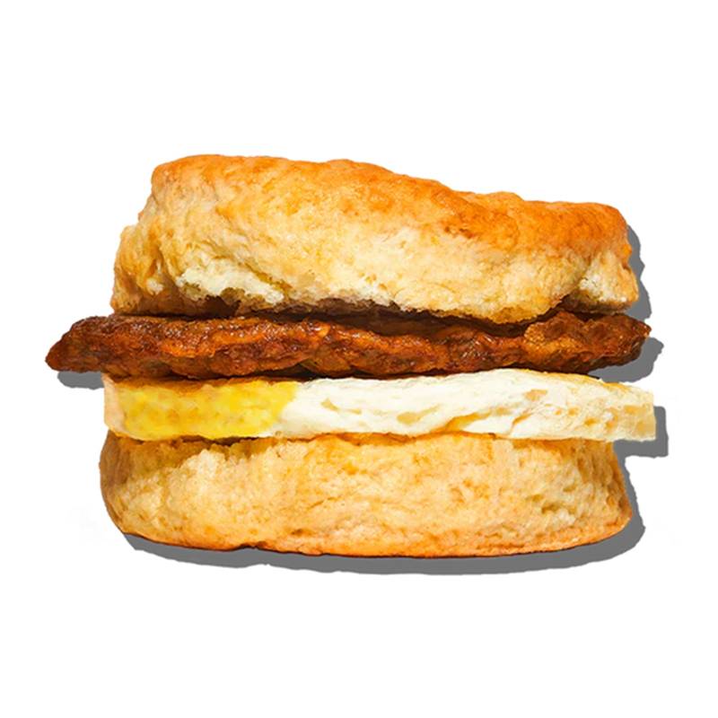 Mason Dixie Buttermilk Melt Biscuit Sandwich with Sausage, Egg ...