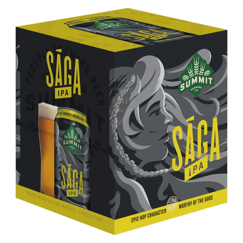 Summit Saga IPA 4pk 16oz Cans 6.3% ABV - Delivered In As Fast As 15 ...