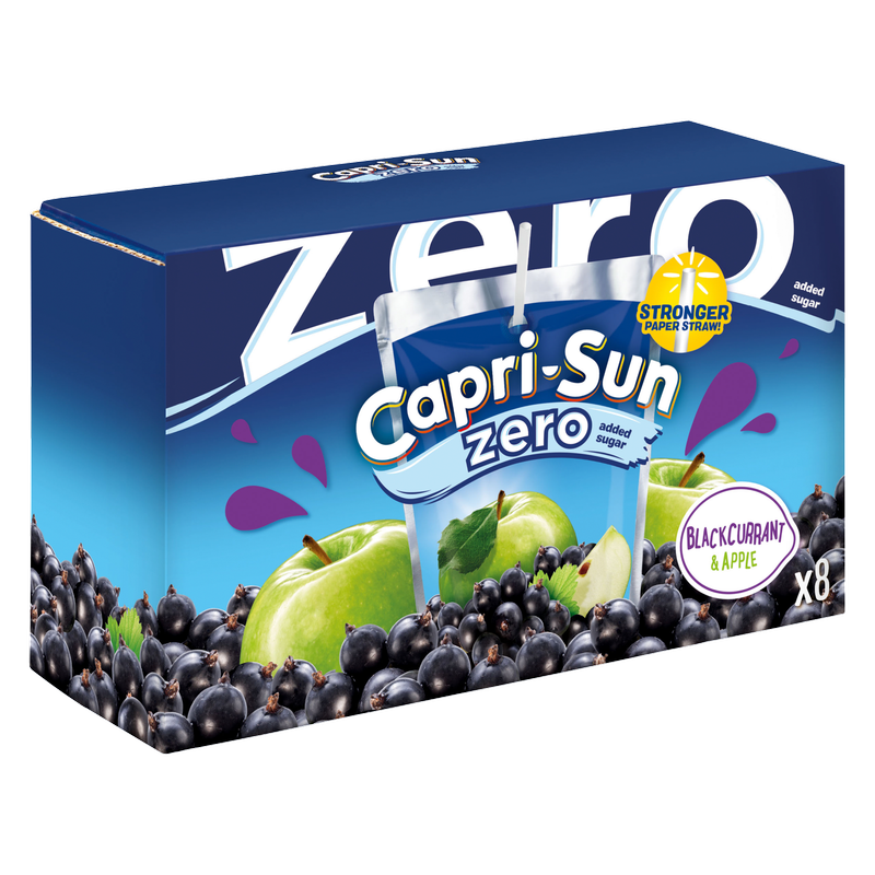 Capri-Sun Zero Blackcurrant, 8 x 200ml : Drinks fast delivery by App or ...