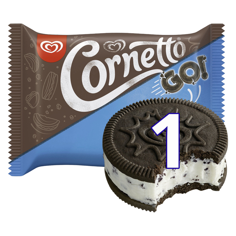 Cornetto Go Ice Cream Cookie Sandwich, 110ml : Ice Cream fast delivery ...