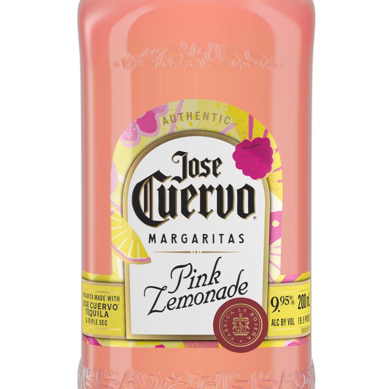 Jose Cuervo Authentic Margarita Pink Lemonade Ready to Drink Cocktail 4 ...
