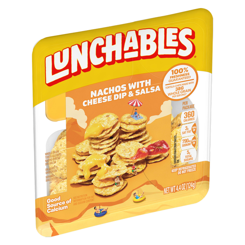 Lunchables Nachos with Cheese Dip and Salsa - 4.4oz - Delivered In As ...