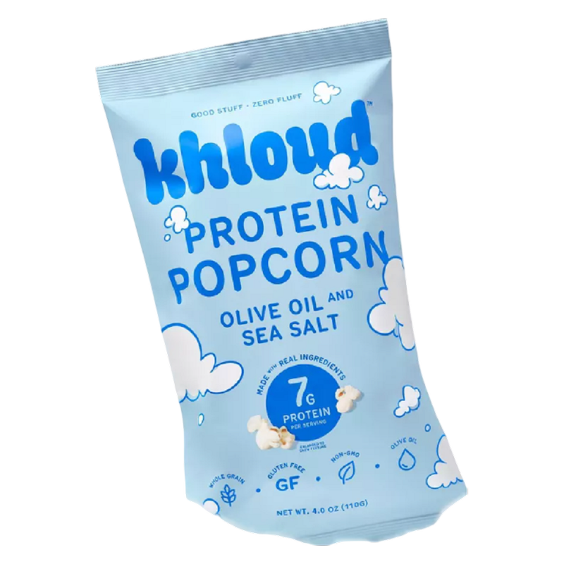 Khloud Protein Popcorn – Olive Oil and Sea Salt, 4oz - Delivered In As ...