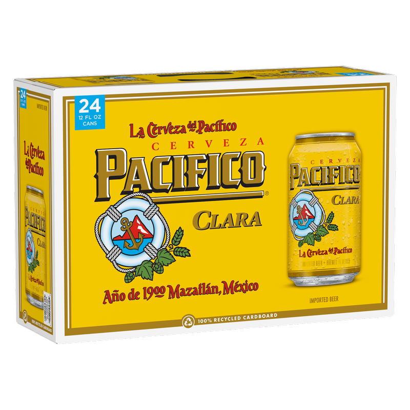 Pacifico Clara 24pk 12oz Cans - Delivered In As Fast As 15 Minutes | Gopuff