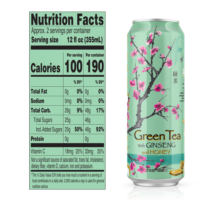 Arizona Green Tea 22oz Can - Delivered In As Fast As 15 Minutes - SNAP ...