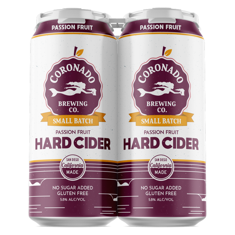 CORONADO PSSNFRT CIDER 4PKC (4PKC 16 OZ) - Delivered In As Fast As 15 ...