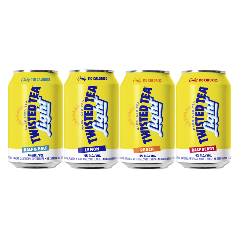 Twisted Tea Light Variety 12pk 12oz Can 4% ABV - Delivered In As Fast ...